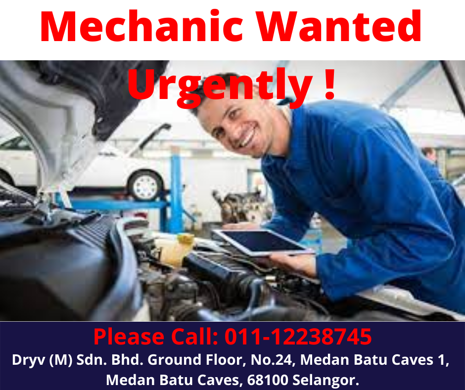 We Are Hiring - Dryv Malaysia